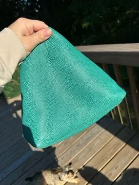 Portland Leather | Bags | Portland Leather Snappy Flappy Pouch In Sea ...